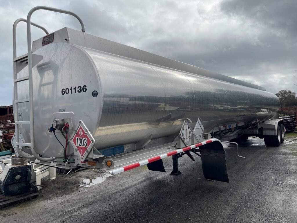 2018 HEIL 9200 GAL, 4-COMPT., 2-AXLE ALUMINUM SEMI TANK TRAILER