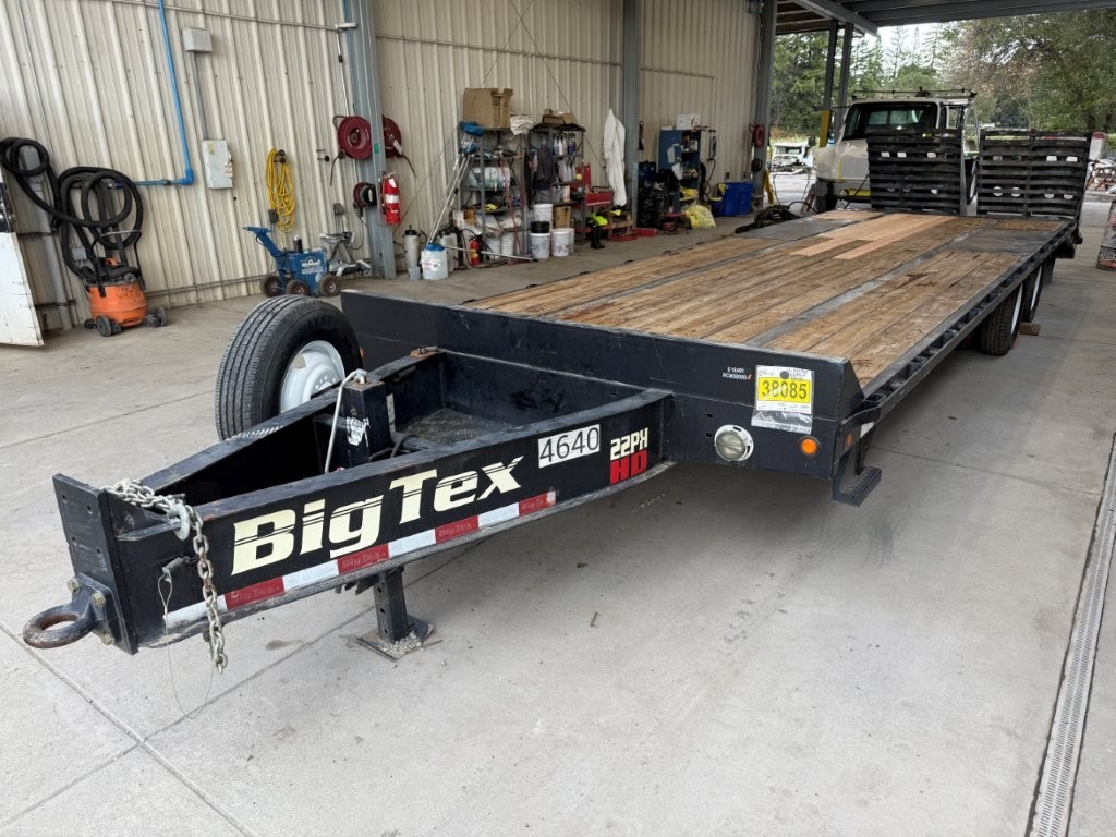 2016 BIG TEX 22PH-HD 2-AXLE EQUIPMENT TRAILER