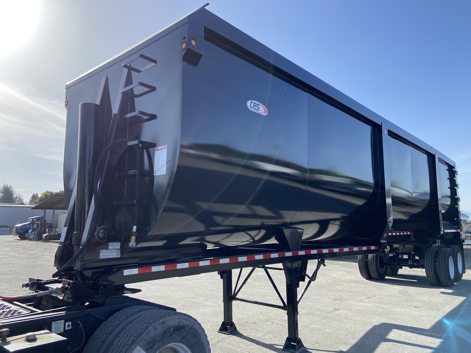 2024 MANAC / CPS 40 FT. 2-AXLE HIGH SIDE DEMOLITION END DUMP SEMI TRAILER