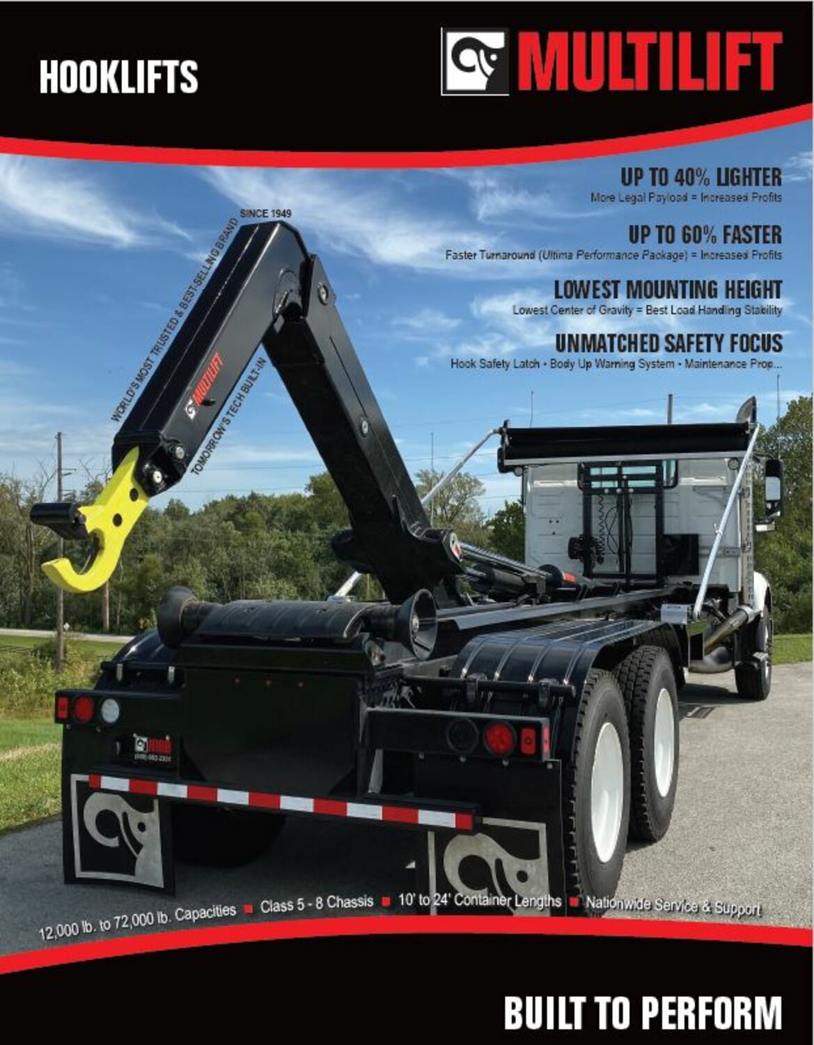 MULTILIFT NEW MULTILIFT XR10S-4150 (22K; 14’-16’) HOOKLIFT HOIST